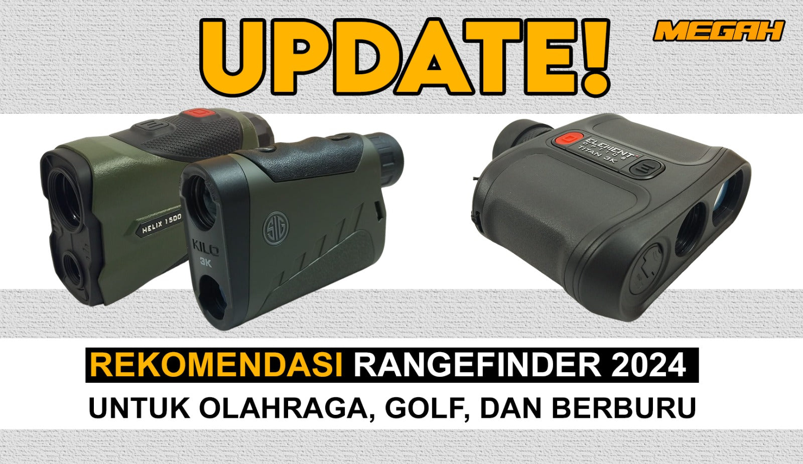 3 Rekomendasi Rangefinder 2024 untuk Olahraga, Golf, dan Berburu – Megah Sport