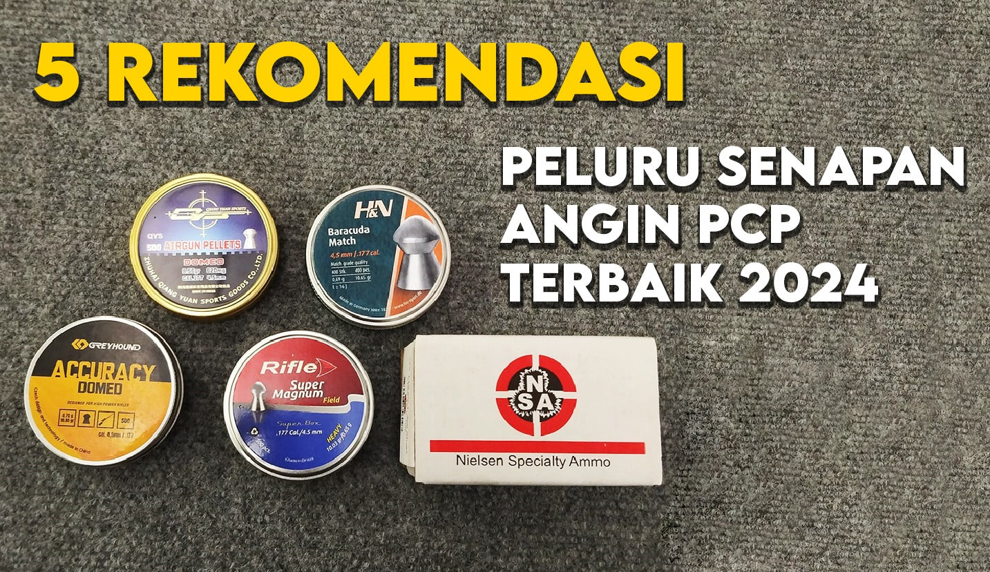 5 REKOMENDASI PELURU SENAPAN ANGIN PCP TERBAIK 2024 – Megah Sport