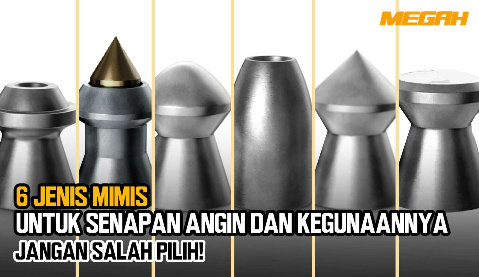 6 Jenis Mimis untuk Senapan Angin dan Kegunaannya, Jangan Salah Pilih ...