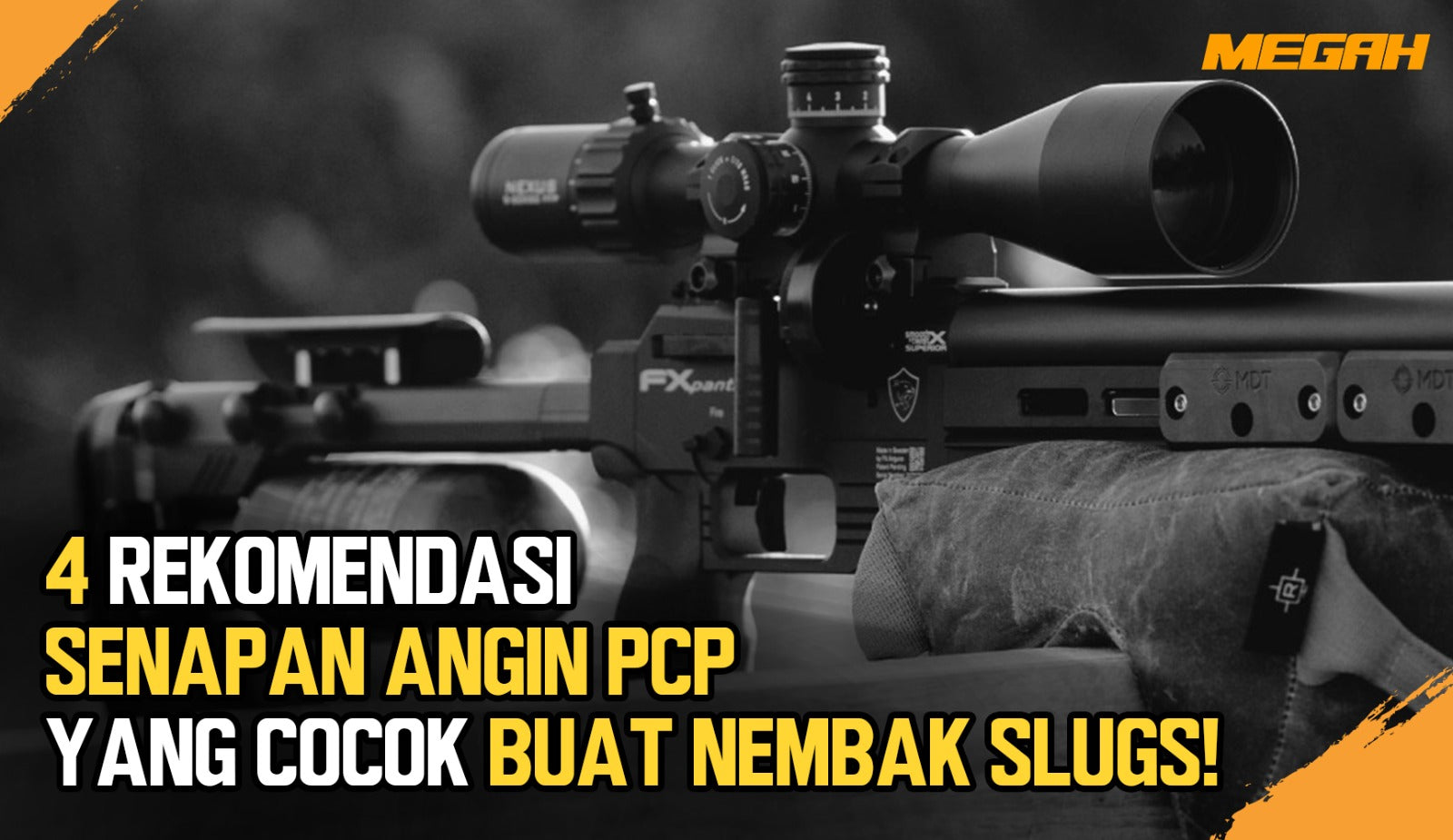 4 Rekomendasi Senapan Angin PCP yang Cocok Buat Nembak Slugs! – Megah Sport