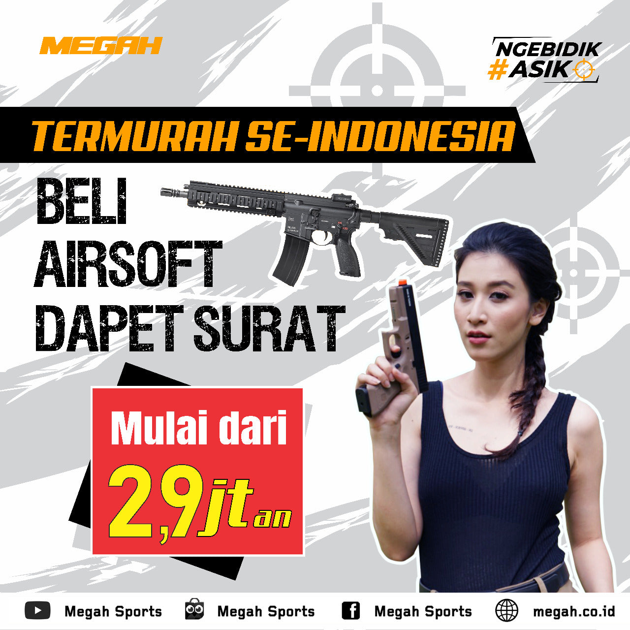Unit Airsoft Gun – Megah Sport