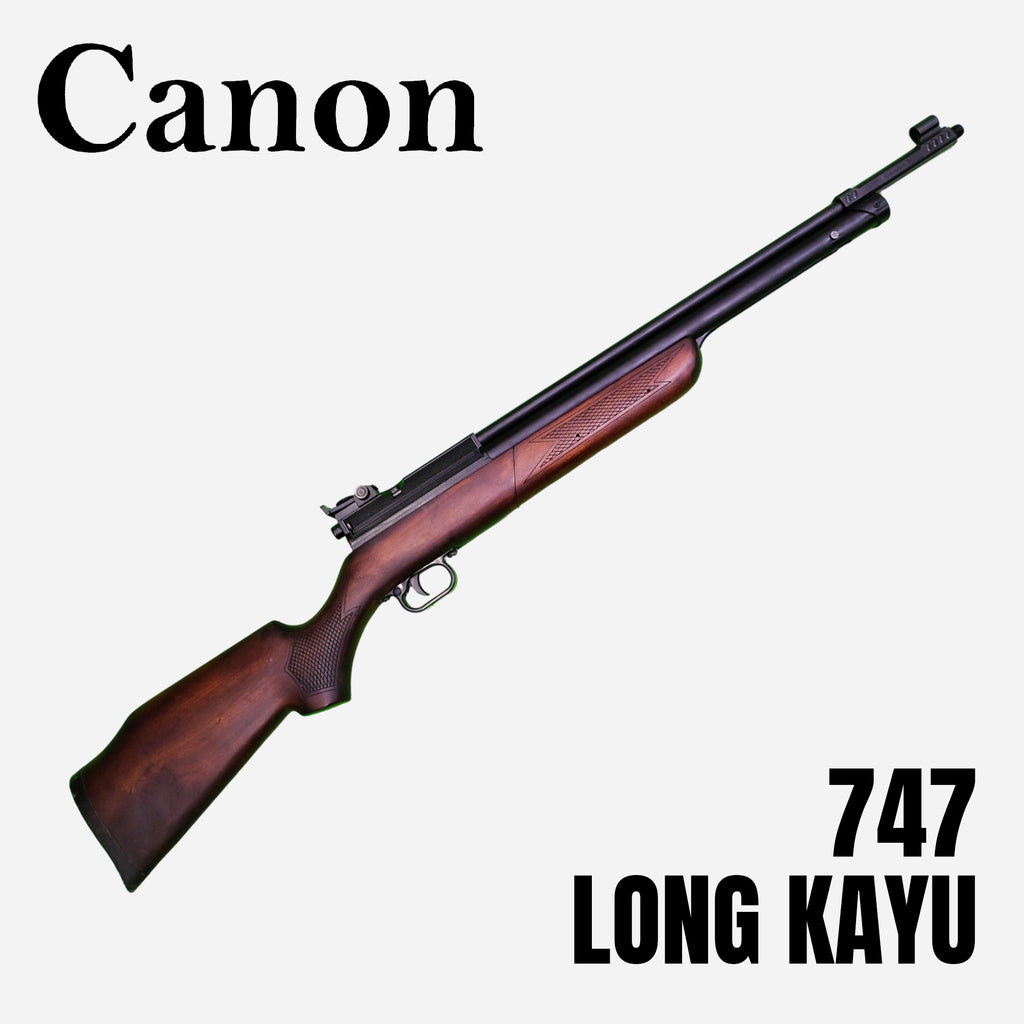 SENAPAN ANGIN CANON 747 LONG KAYU 4,5MM – Megah Sport