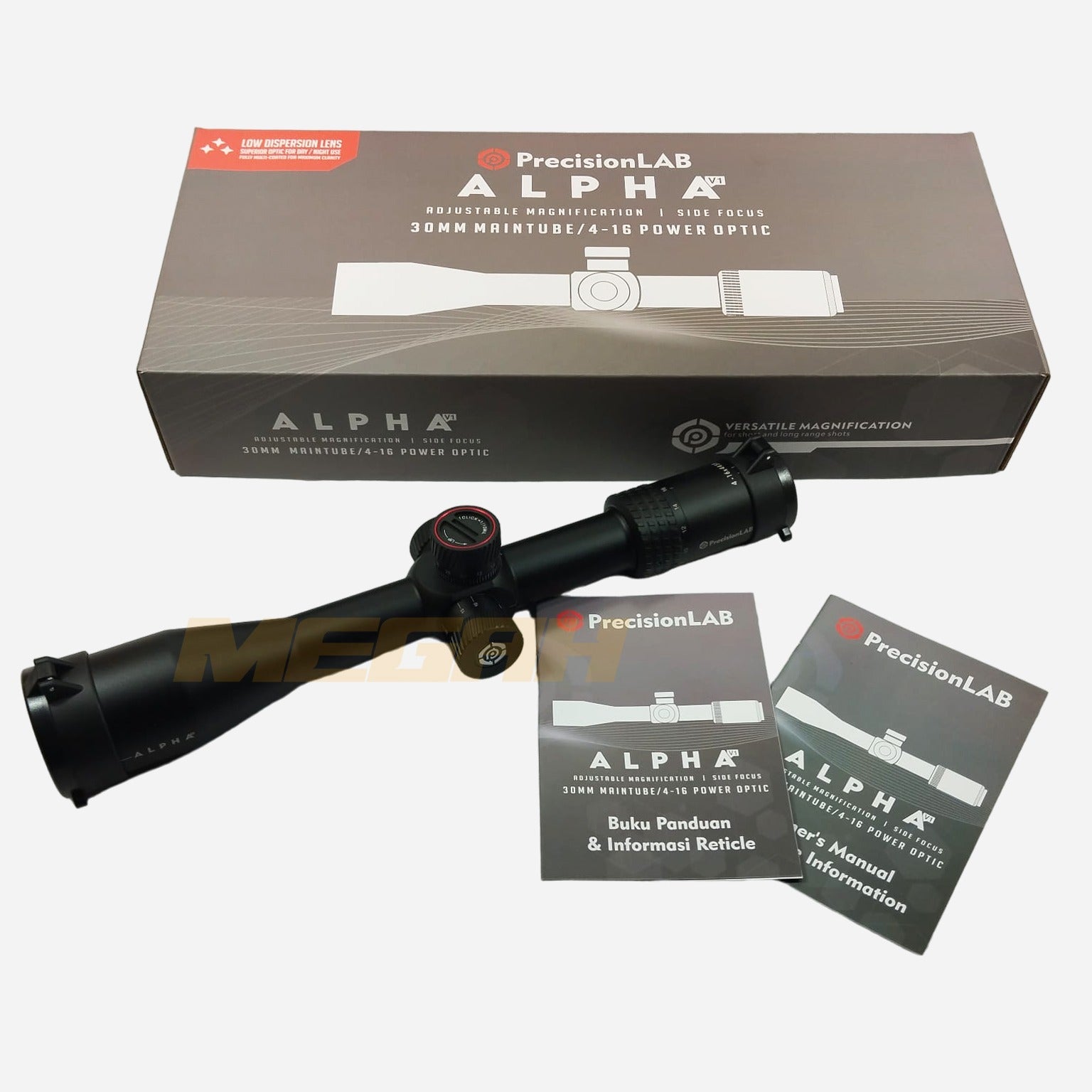 TELESKOP PRECISION LAB ALPHA V1 4-16X44 SF – Megah Sport