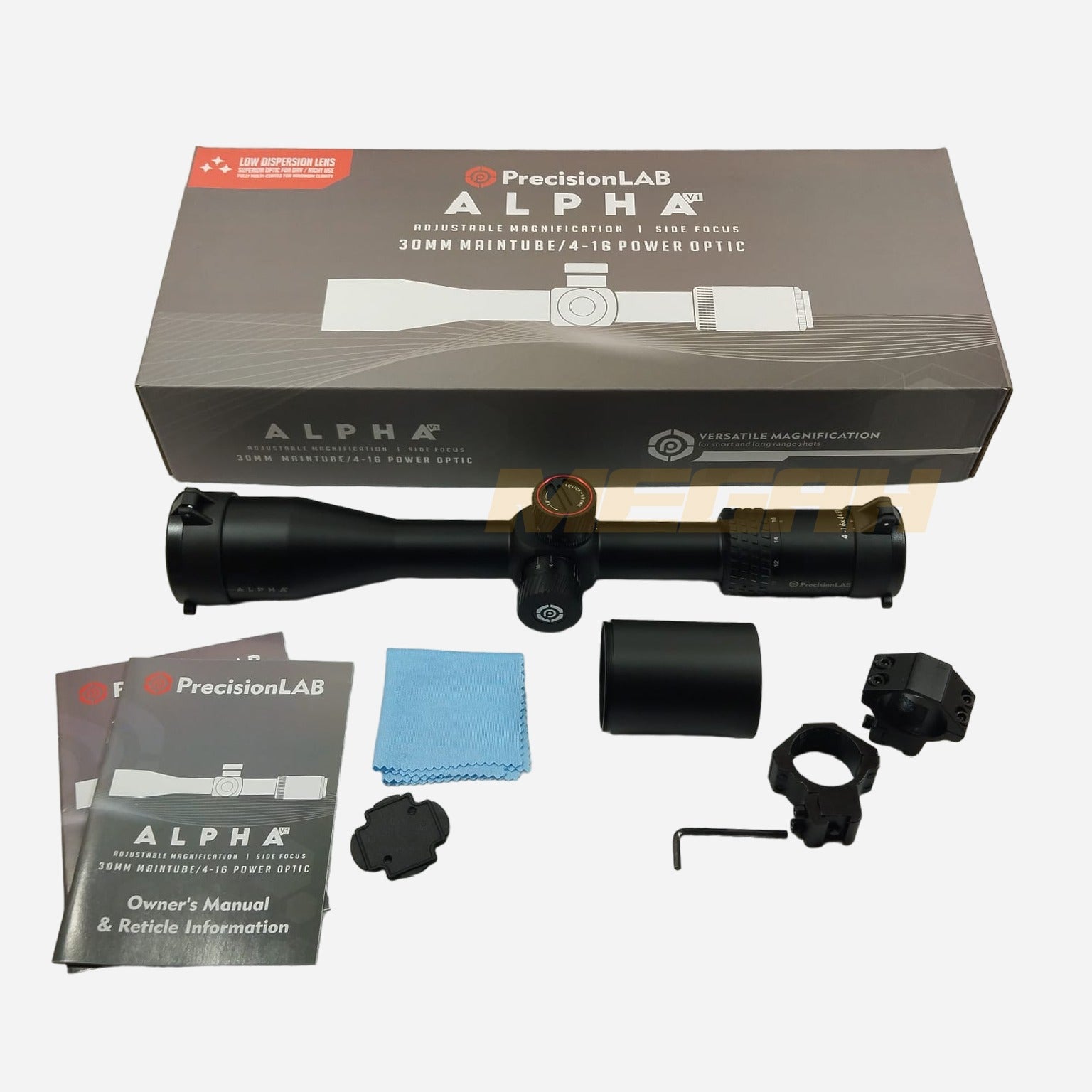 TELESKOP PRECISION LAB ALPHA V1 4-16X44 SF – Megah Sport